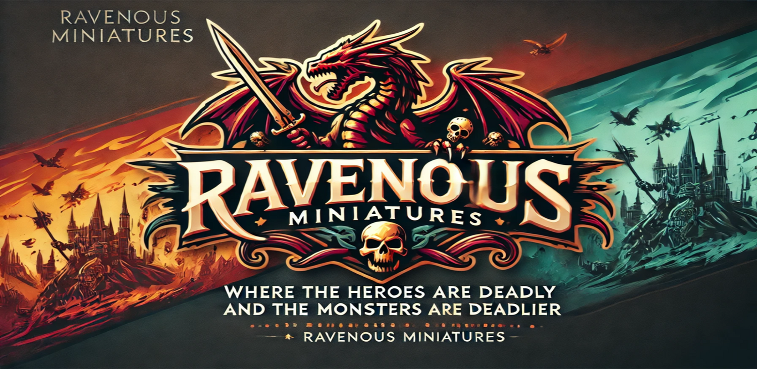 Ravenous Miniatures for Gaming: 3D Printed Resin Miniatures for sale