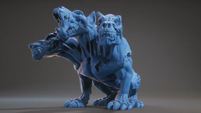 Undead Cerberus, Resin miniatures 11:56 (28mm / 34mm) scale – Ravenous ...