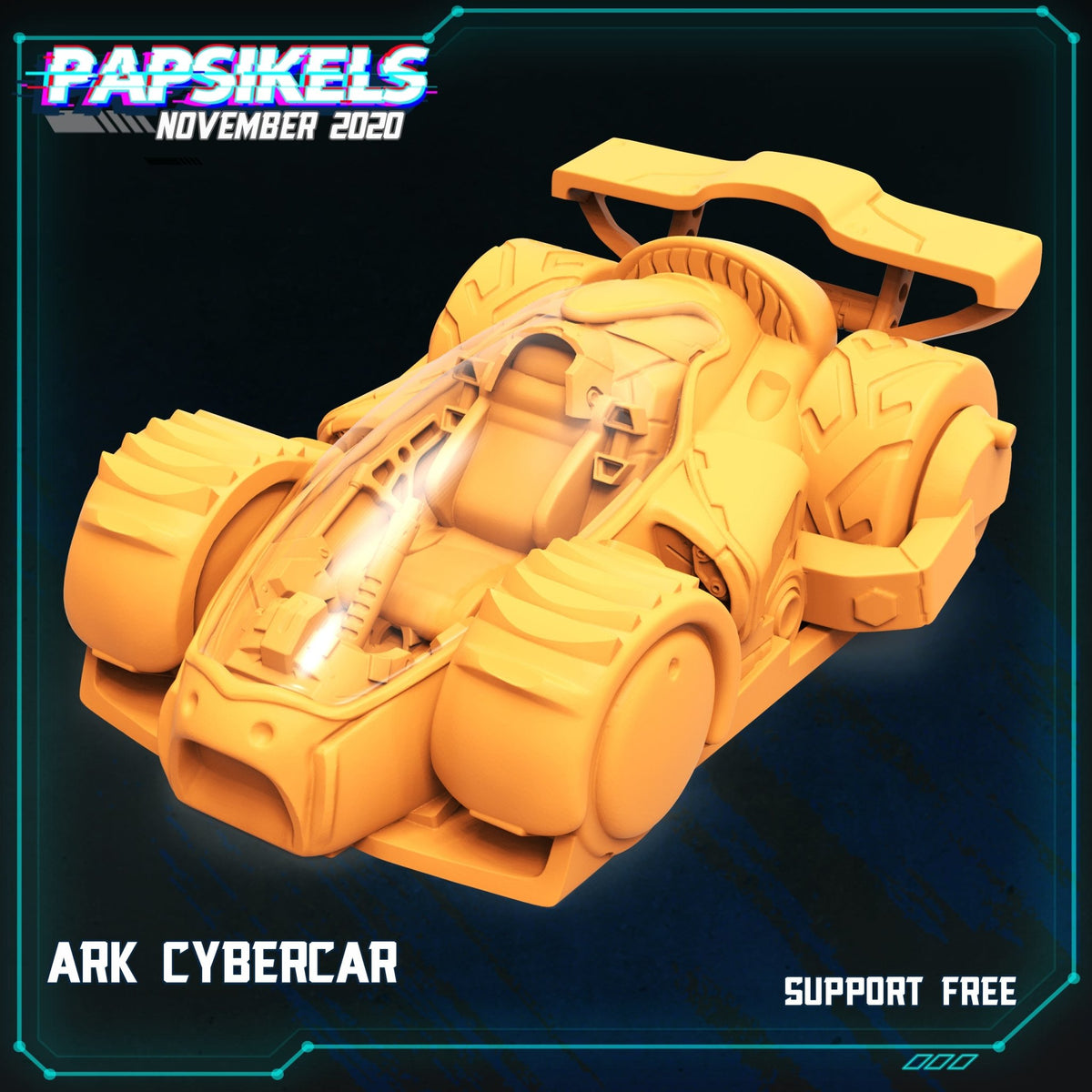 ark-cybercar, Resin miniature, unassembled, unpainted – Ravenous Miniatures