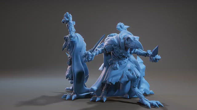 skeleton Kenku, Resin miniatures 11:56 (28mm / 32mm) scale – Ravenous ...