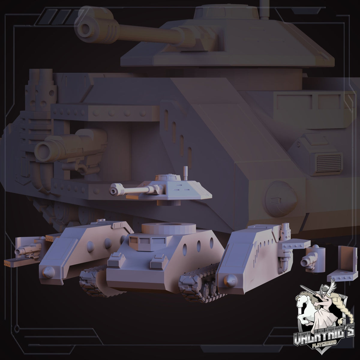 Calor Tank, Unpainted Resin Miniature Models. – Ravenous Miniatures