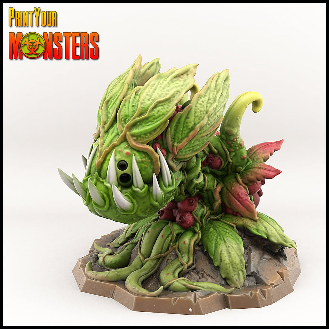 Dormant Baby Carnivorous plant (25mm), 28/32mm resin miniatures for TT ...