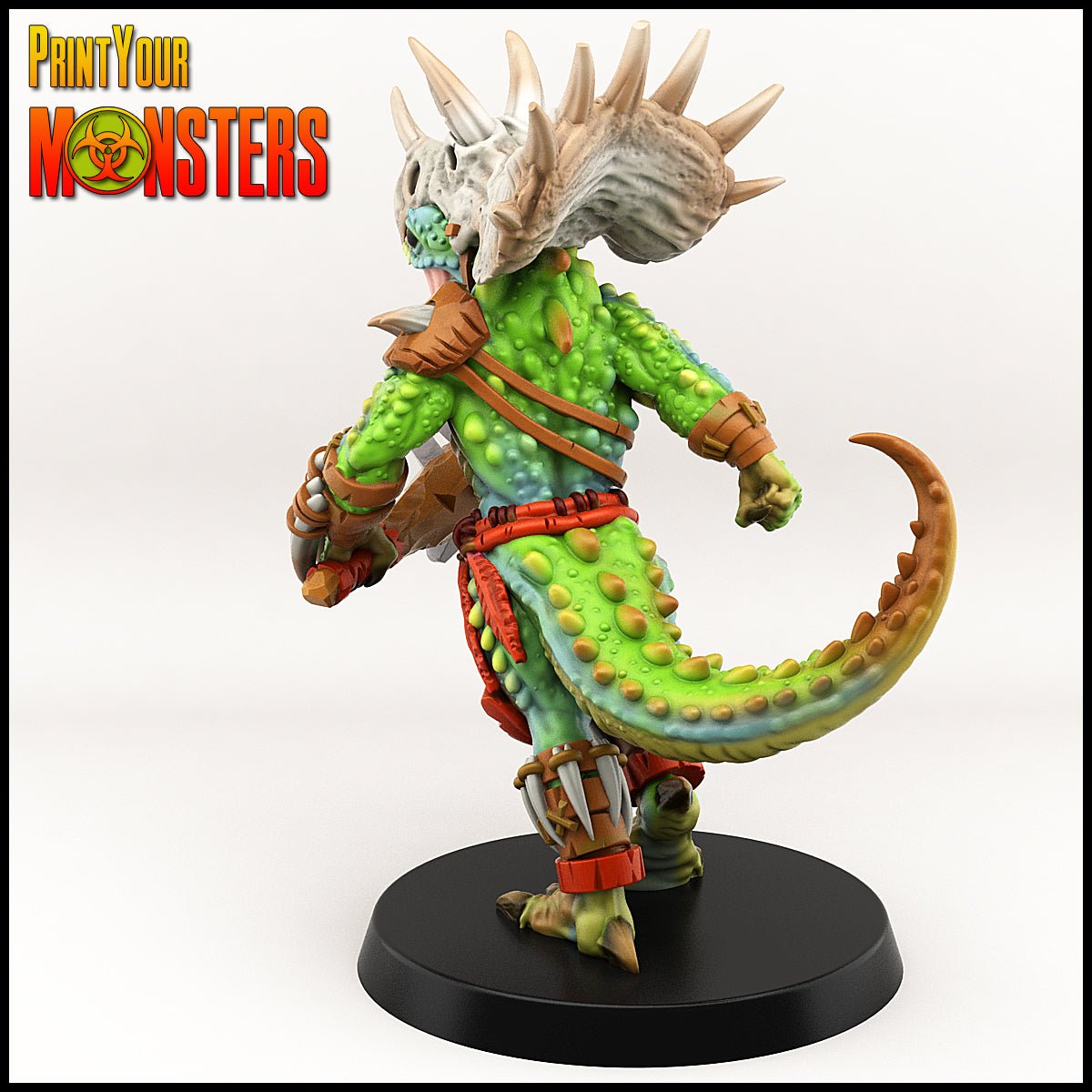 Lizardfolk berserker – Ravenous Miniatures