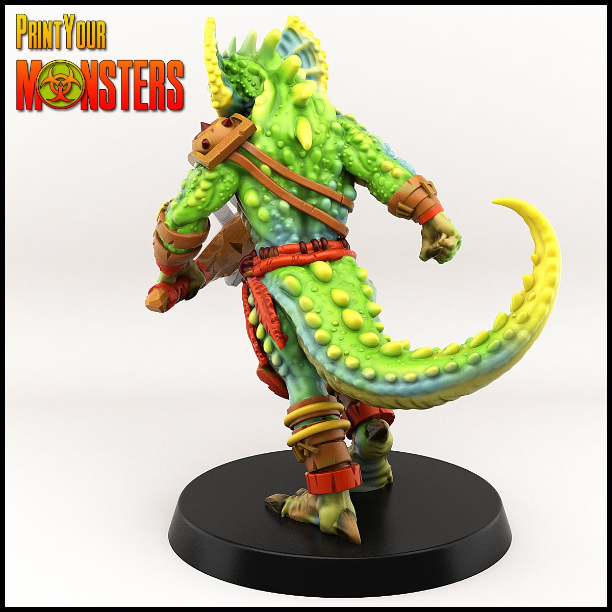 Lizardfolk Rager – Ravenous Miniatures
