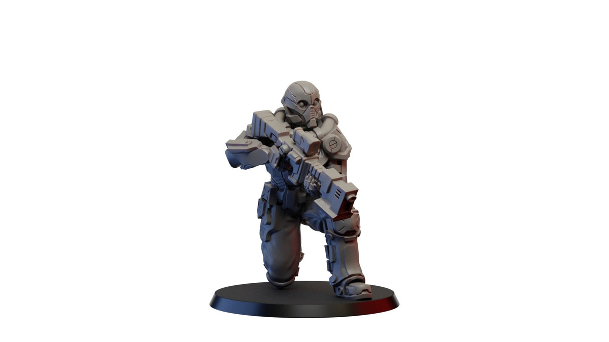Trooper Mercenary, Resin miniatures 11:56 (28mm / 32mm) scale ...
